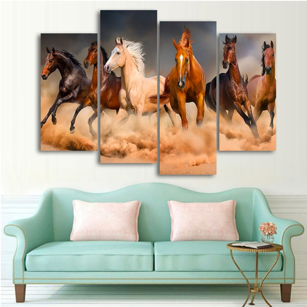 Quadro di mandria di cavalli • Tabloide IT