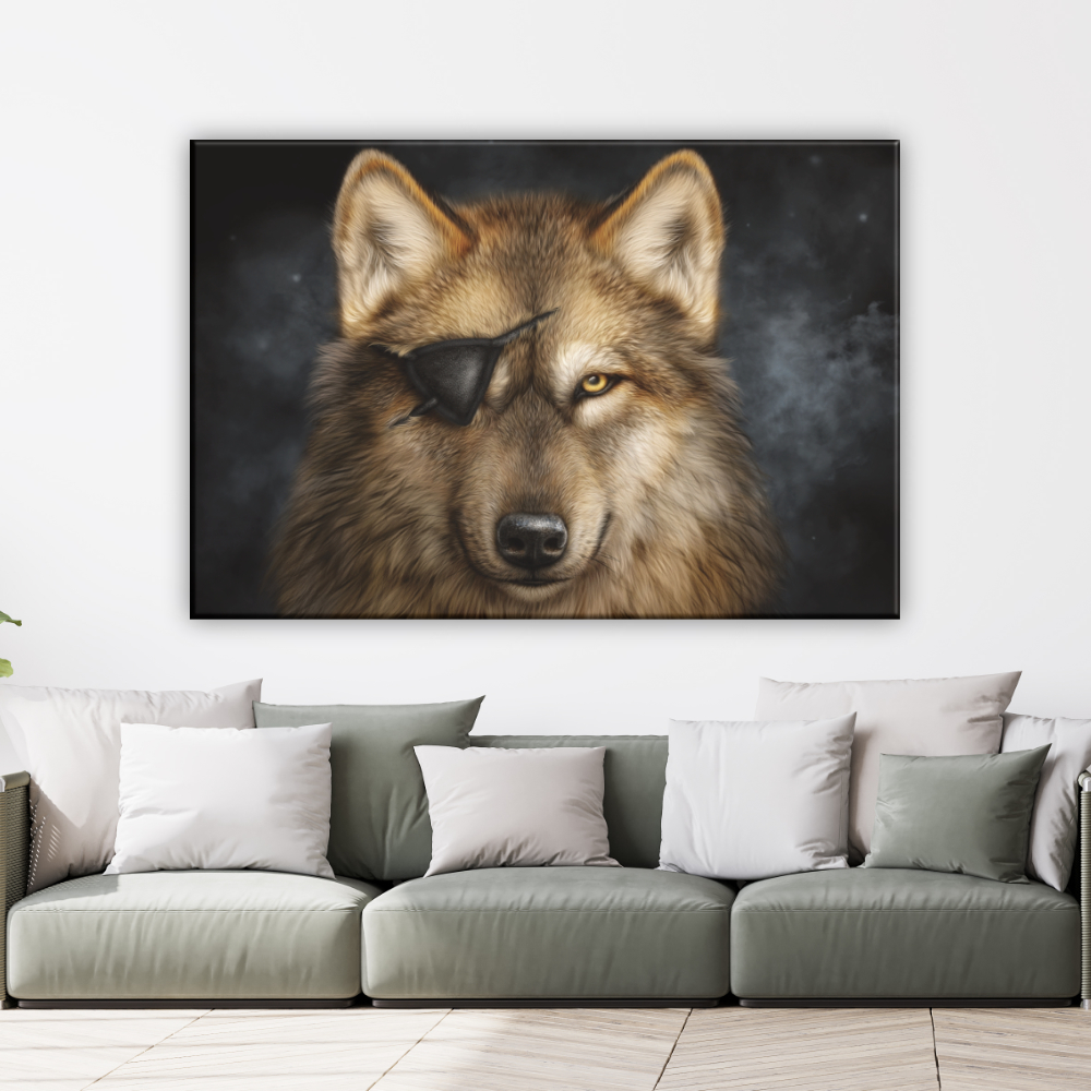 Quadro di cane bendato • Tabloide IT